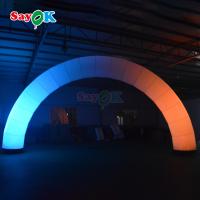 China Custom Outdoor Inflatable LED Arch 8m for Commercial Event Advertising Promotion for sale