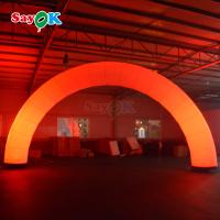 China Custom Outdoor Inflatable LED Arch 8m for Commercial Event Advertising Promotion for sale