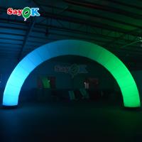 China Custom Outdoor Inflatable LED Arch 8m for Commercial Event Advertising Promotion for sale