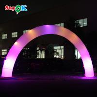 China Custom Inflatable Arch 8m x 4m with LED Lights for Outdoor Events and Promotions for sale