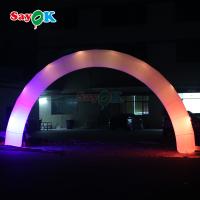 China Custom Inflatable Arch 8m x 4m with LED Lights for Outdoor Events and Promotions for sale