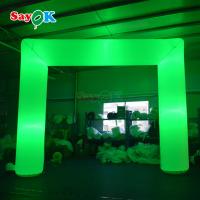 China Customizable Portable Inflatable LED Arch 5m x 0.8m x 4mH for Outdoor Events Advertising for sale