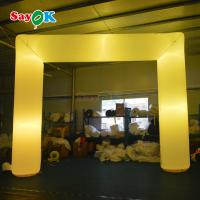 China Customizable Portable Inflatable LED Arch 5m x 0.8m x 4mH for Outdoor Events Advertising for sale