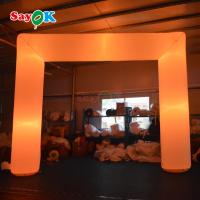 China Customizable Portable Inflatable LED Arch 5m x 0.8m x 4mH for Outdoor Events Advertising for sale