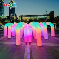 China Custom Inflatable Arch 4mH with LED Lighting for Outdoor Events for sale