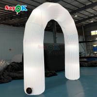 China Custom Inflatable Arch 4mH with LED Lighting for Outdoor Events for sale
