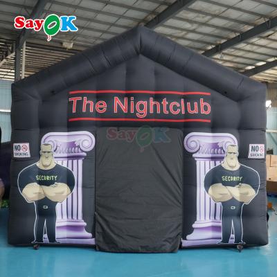 China Portable Inflatable Nightclub Disco Tent with Logo Printed for Outdoor Party for sale