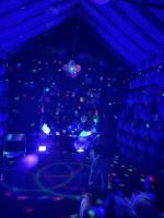 China Portable Inflatable Nightclub Disco Tent with Logo Printed for Outdoor Party for sale