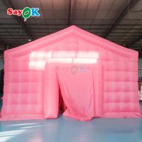 China Pink Portable Nightclub Inflatable Disco Tent with Waterproof and Easy Setup for Outdoor for sale