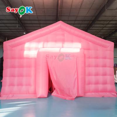 China Pink Portable Nightclub Inflatable Disco Tent with Waterproof and Easy Setup for Outdoor for sale