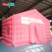 China Pink Portable Nightclub Inflatable Disco Tent with Waterproof and Easy Setup for Outdoor for sale