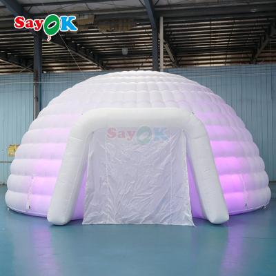 China Waterproof Inflatable Dome Tent LED Igloo with Easy Setup for Outdoor Events for sale