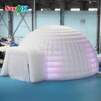 China Waterproof Inflatable Dome Tent LED Igloo with Easy Setup for Outdoor Events for sale