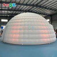 China Waterproof Inflatable Dome Tent LED Igloo with Easy Setup for Outdoor Events for sale