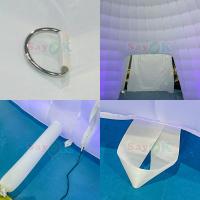 China Waterproof Inflatable Dome Tent LED Igloo with Easy Setup for Outdoor Events for sale