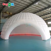 China Portable Igloo Inflatable Air Dome Tent with LED for Outdoor Events Backyard Parties for sale