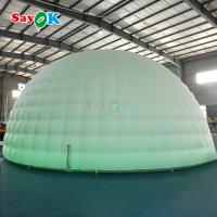 China Portable Igloo Inflatable Air Dome Tent with LED for Outdoor Events Backyard Parties for sale