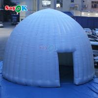 China Commercial PVC Inflatable Igloo Dome Tent with LED and Easy Setup for Outdoor Events for sale