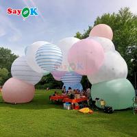 China Custom Cloud Theme Inflatable Tent with LED Lighting for Outdoor Events and Brand Promotions for sale