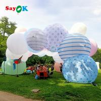 China Custom Cloud Theme Inflatable Tent with LED Lighting for Outdoor Events and Brand Promotions for sale