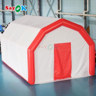 China Weather-resistant Inflatable Emergency Tent with Easy Setup and 0.6mm PVC Tarpaulin for Disaster Relief for sale