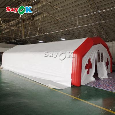 China Waterproof Outdoor Inflatable Rescue Tent PVC Emergency Shelter with Easy Setup for sale