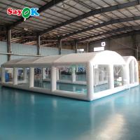 China Weather-resistant Waterproof UV Resistant Inflatable Swimming Pool Tent for Outdoor and Backyard Use for sale