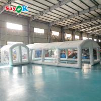 China Weather-resistant Waterproof UV Resistant Inflatable Swimming Pool Tent for Outdoor and Backyard Use for sale