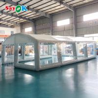China Weather-resistant Waterproof UV Resistant Inflatable Swimming Pool Tent for Outdoor and Backyard Use for sale
