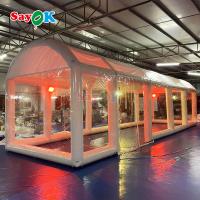 China Custom Inflatable Pool Cover Tent Commercial PVC Swimming Pool Shelter for All Seasons for sale