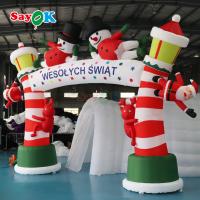 China Custom Inflatable Christmas Arch for Outdoor Events, Festivals and Promotions for sale