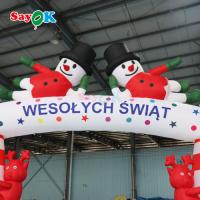 China Custom Inflatable Christmas Arch for Outdoor Events, Festivals and Promotions for sale