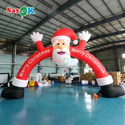 China Custom Christmas Inflatable Arch for Outdoor Events, Festivals Decorations and Promotions for sale