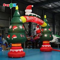 China Christmas LED Inflatable Arch Festival Inflatables Decoration for Outdoor Events for sale