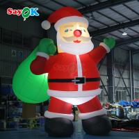 China 20ft Inflatable Santa Claus for Christmas Decorations & Outdoor Advertising for sale