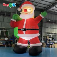 China 20ft Inflatable Santa Claus for Christmas Decorations & Outdoor Advertising for sale