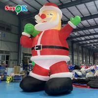 China 20ft Inflatable Santa Claus for Christmas Decorations & Outdoor Advertising for sale