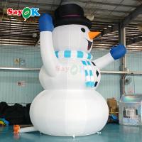 China 6m Giant Inflatable Snowman for Outdoor Christmas Decoration for sale