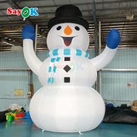 China 6m Giant Inflatable Snowman for Outdoor Christmas Decoration for sale