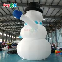 China 6m Giant Inflatable Snowman for Outdoor Christmas Decoration for sale