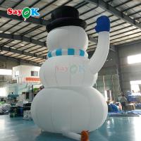 China 6m Giant Inflatable Snowman for Outdoor Christmas Decoration for sale