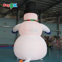 China 5m Inflatable Snowman with LED Lights for Outdoor Christmas Decoration for sale
