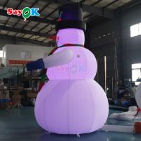 China 5m Inflatable Snowman with LED Lights for Outdoor Christmas Decoration for sale