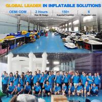 China Custom Outdoor Inflatable Christmas Tree 4m with LED Lights for Festival Decorations for sale