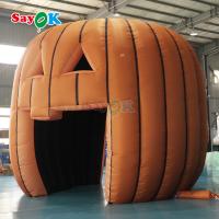 China Custom Logo Weather Resistant Halloween Inflatable Pumpkin Tent 6m x 5m for Outdoor Events for sale