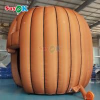 China Custom Logo Weather Resistant Halloween Inflatable Pumpkin Tent 6m x 5m for Outdoor Events for sale