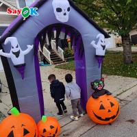 China Custom Halloween Inflatable Arch with Free 3D Design Service and Weather Resistant Features for Outdoor Events for sale