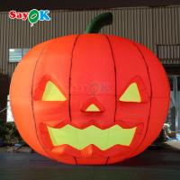 China Giant Inflatable Pumpkin with LED Lights for Halloween Decoration for sale