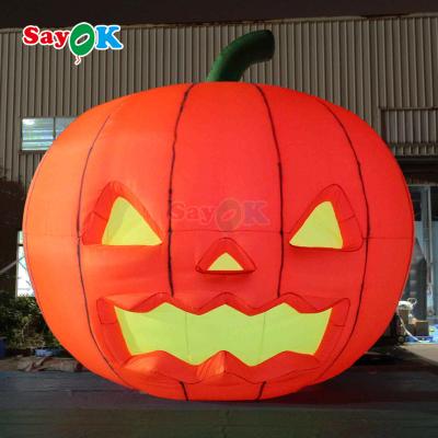 China Giant Inflatable Pumpkin with LED Lights for Halloween Decoration for sale