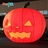 China Giant Inflatable Pumpkin with LED Lights for Halloween Decoration for sale